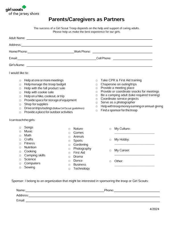 Forms and Documents